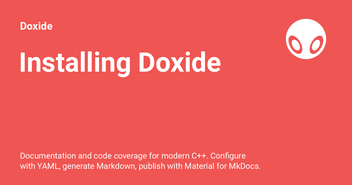 Installing Doxide - Doxide